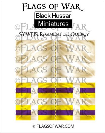 Fahnensatz „Régiment De Quercy“